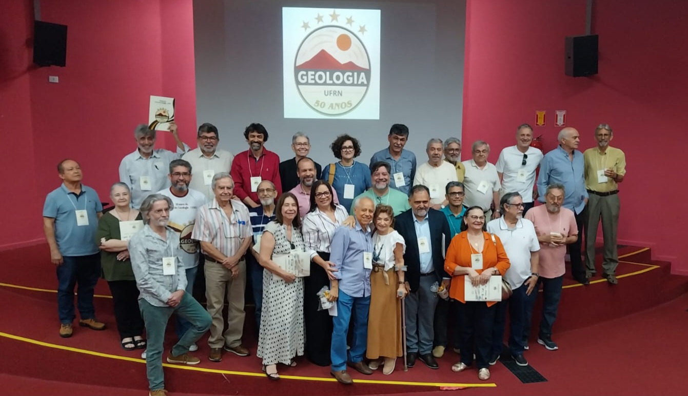 UFRN celebra 50 anos do curso de Geologia com emoção, memórias e ...